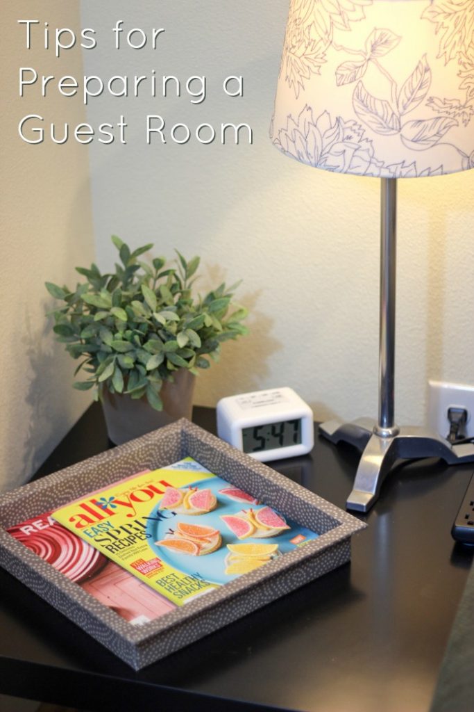 Tips for Preparing Your Guest Room and a Guest Gift Basket