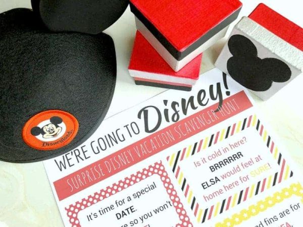 Disney Scavenger Hunt - Awesome Vacation Surprise for Kids [Printable ...