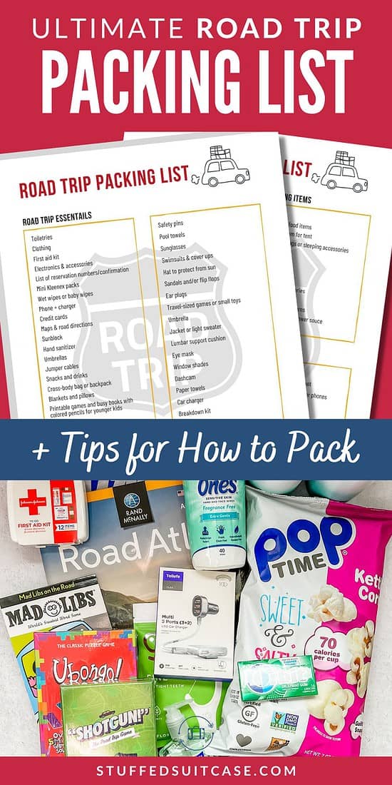 How to Pack for a Road Trip + Packing List Printable
