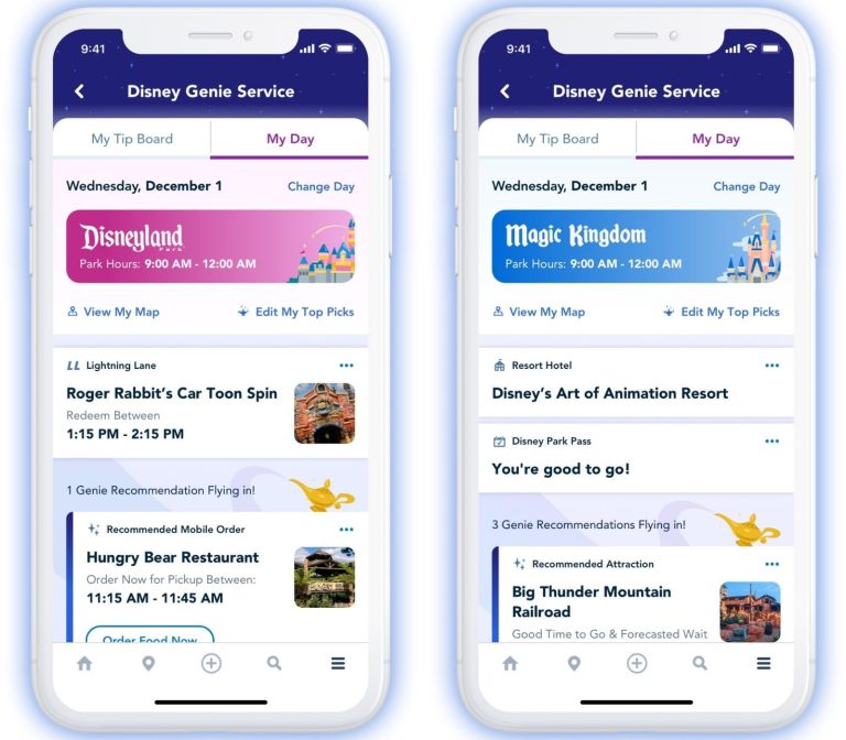 NEW Disney Genie System w/ Park Itineraries Coming to Disneyland, Walt ...