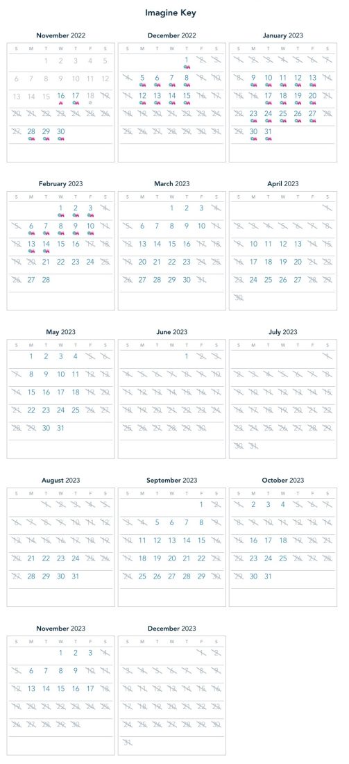 NEW 2022 Disneyland Magic Key Annual Pass [+ Blackout Date Comparison ...