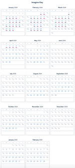 NEW 2024 Disneyland Magic Key Annual Pass (Blackout Date Calendar ...