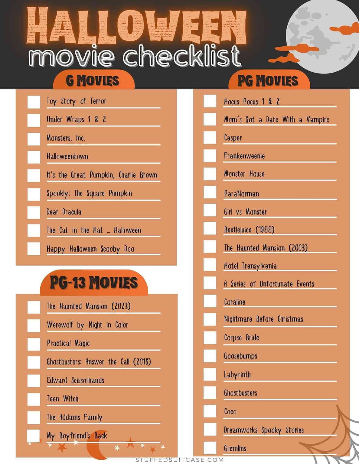 31+ Spooktacular Halloween Movies for Kids G to PG-13 for 2024